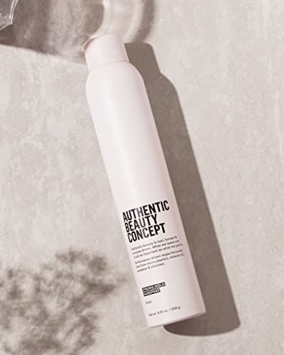Authentic Beauty Concept Strong Hold Hairspray | Long-Lasting Control & Shiny Finish | Fast-Drying Formula | Heat Protection | All Hair Types | 9.10 oz.