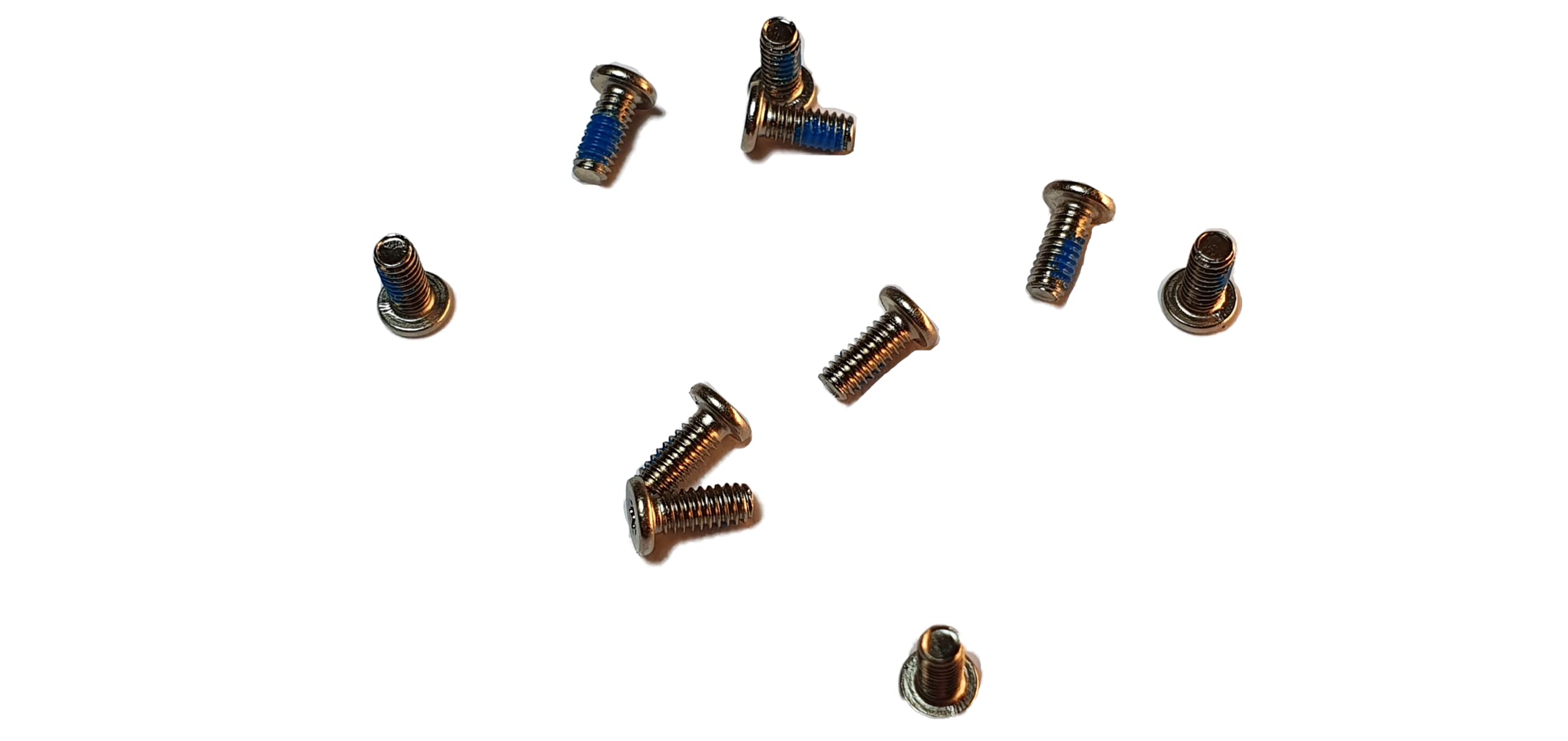 50x Replacement Silver T5 Torx Blue Nylok M2x5mm M2x5 PM2x5 Laptop Notebook Base Screws