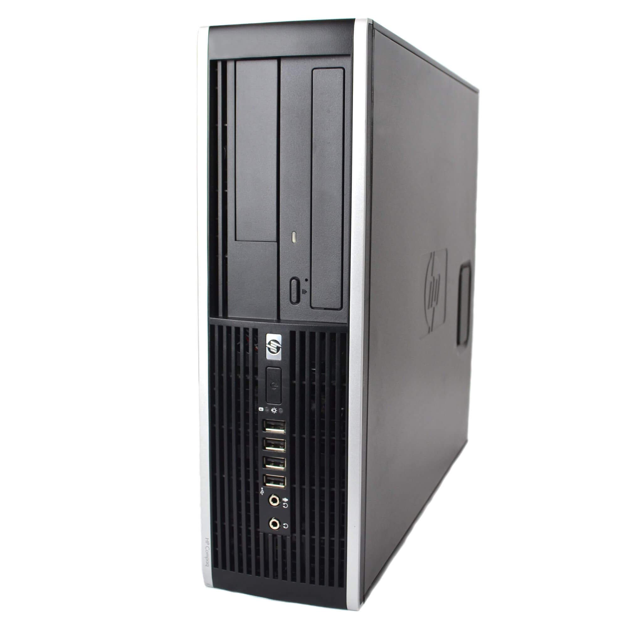 HP Elite 8000 Windows 10 Desktop Computer C2D 3.0 PC 8GB 160GB DVDRW WiFi 19 Inch LCD Monitor - Keyboard - Mouse - Power Cord (Renewed)