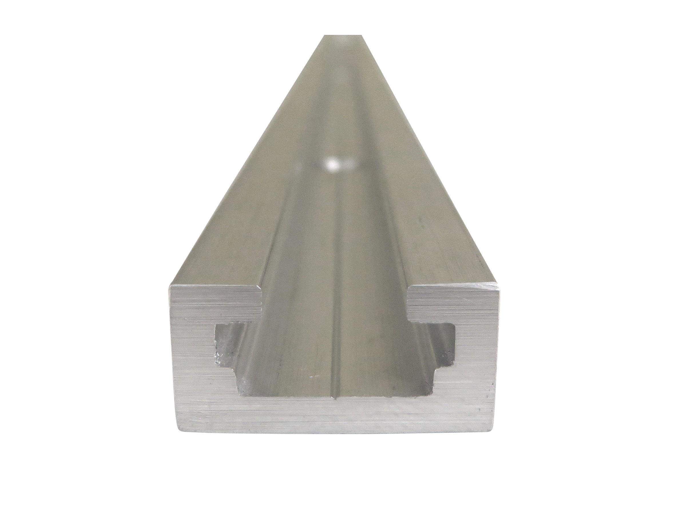 24" Aluminum T Track 3/4" by 3/8" Slot, Accepts 1/4" Hex Bolts, 1/4" or 5/16" T Bolts, Countersunk Holes Every 6" 112110