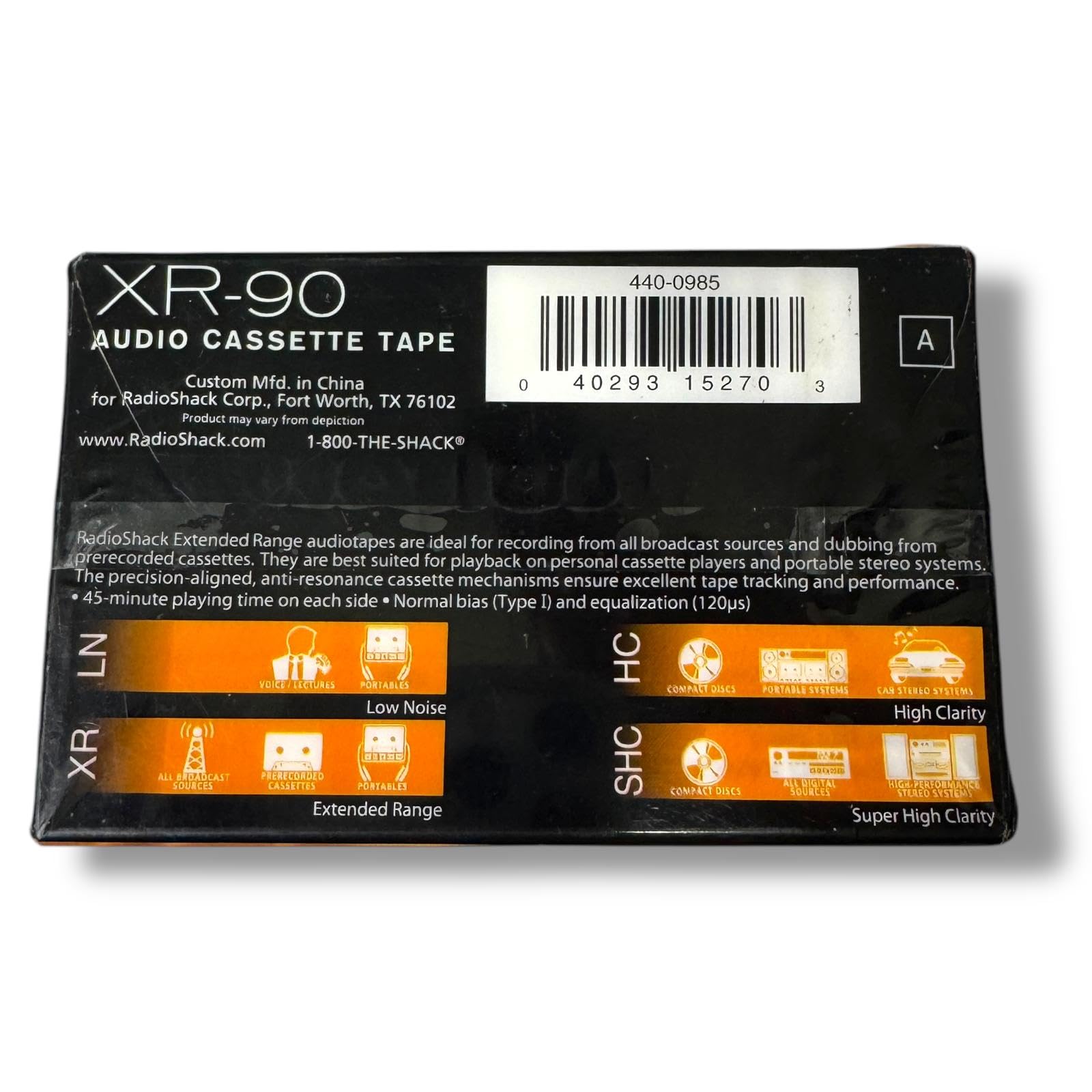 3 Pack - 90 Minute Audio Cassette Tapes