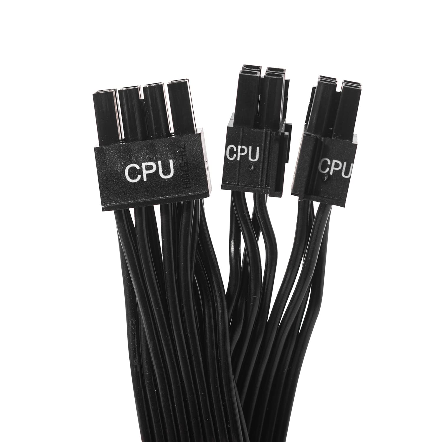 18AWG PCIE Cable for Seasonic, 65CM Male to Male PSU 8 Pin to 8 & 6+2 Pin GPU Power Cable for Seasonic Focus Prime ASUS ROG Thor Strix Modular Power Supply (65cm+15cm)