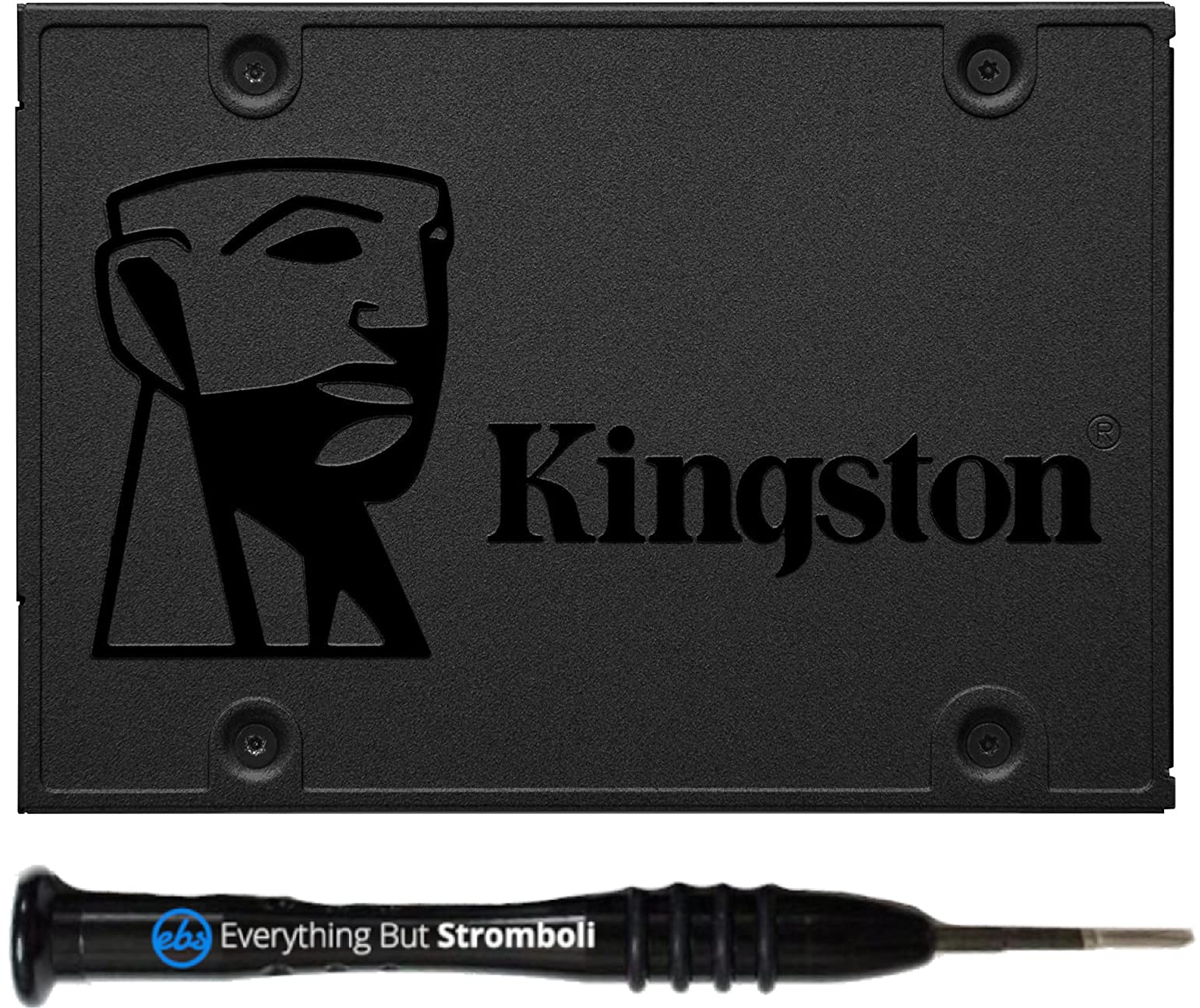 Kingston SSD A400 480GB 2.5" SATA 3.0 Internal Solid-State Drive for PC (SA400S37/480G) Bundle with (1) Everything But Stromboli Magnetic Screwdriver