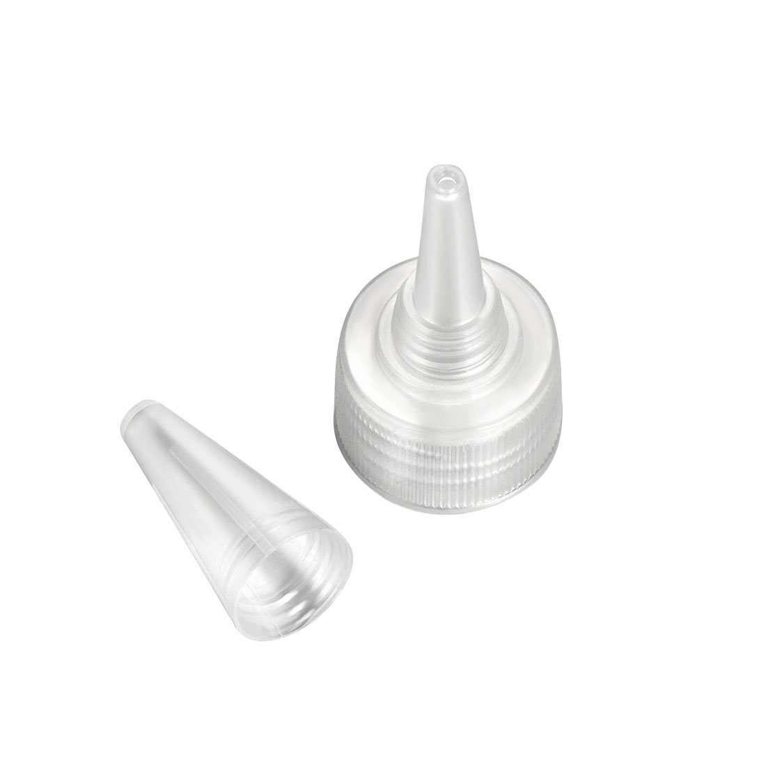 5pcs 260ml Twist bottle Liquid bottle Steel Bottles squeezable dropping bottler for Flavorings and liquid (Transparent, 260ml)
