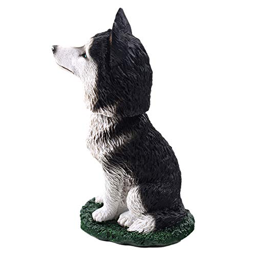 Animal Den Siberian Husky Dog Bobblehead Figure for Car Dash Desk Fun Accessory