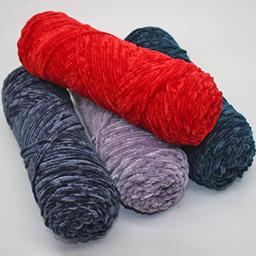 1ball=100g Velvet Yarn Soft Protein Cashmere Yarn Silk Wool Crochet Knitting Yarn Cotton Baby Wool DIY Sweater