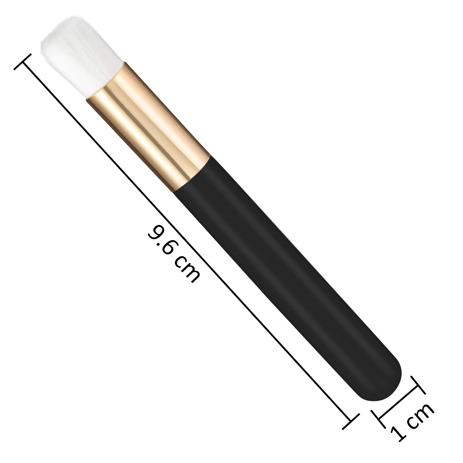 20 Pieces Lash Shampoo Brushes Peel Off The Blackhead Brush Remover Tool Nose Pore Deep Cleaning Brush Facial Cleansing Brushes Eyelash Extensions Blackhead Brush for Women Cosmetic Tools, Black