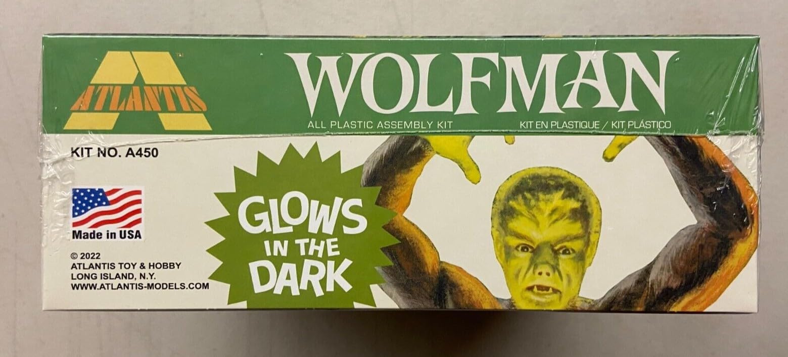 ATLANTIS TOY & HOBBY INC. Lon Chaney Jr. The Wolfman Glow Limited Edition AANA450 Plastic Models Other Misc