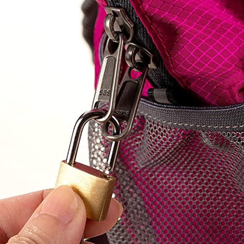 12 Pack Small Locks with Keys for Luggage, Backpacks, Bulk Mini Padlocks for Locker, Suitcase, Jewelry Box, Gym Bags (1.2 x 0.7 in)