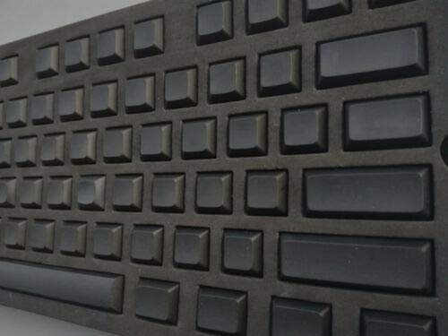 109/151 Keys DSA Profile Blank PBT Keycap Spherical Keyset for All Standard 61 Keys 87 Keys 104 Keys 108 Keys Gaming Mechanical Keyboard (151 Keys,Black)