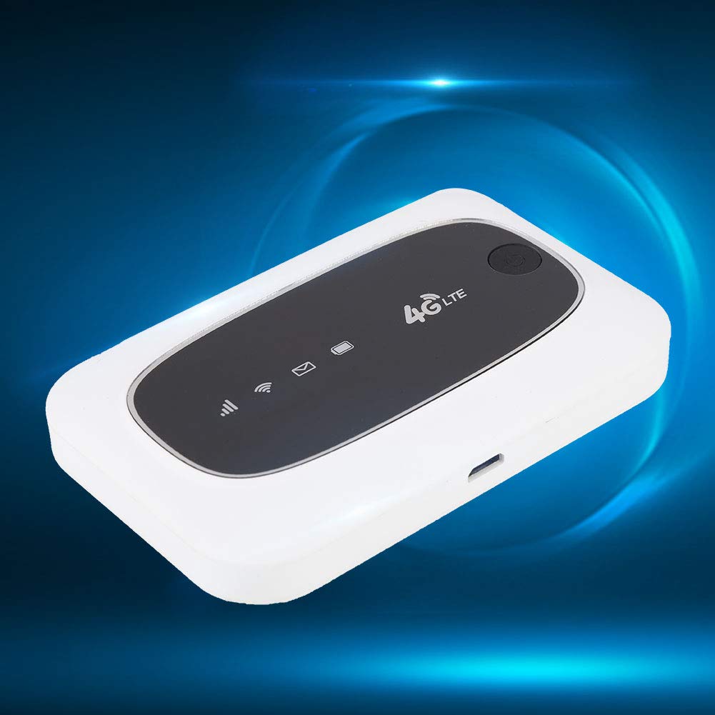 4G LTE Mobile WiFi Modem Mini Wireless Mobile Router Portable Pocket WiFi Router Hotspot for Indoor/Outdoor, Travel Partner Modem WiFi Gaming Router(White)