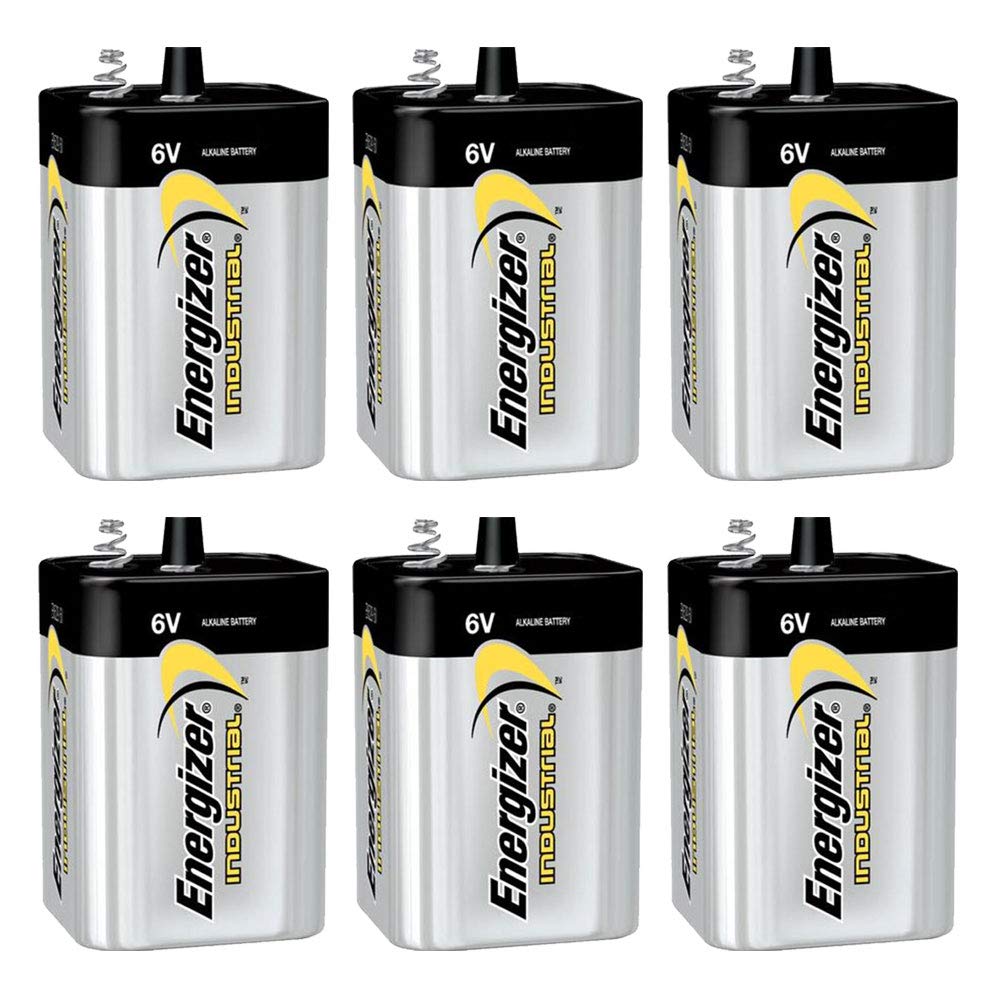 6 Pack Energizer Max 529 6V Lantern Battery
