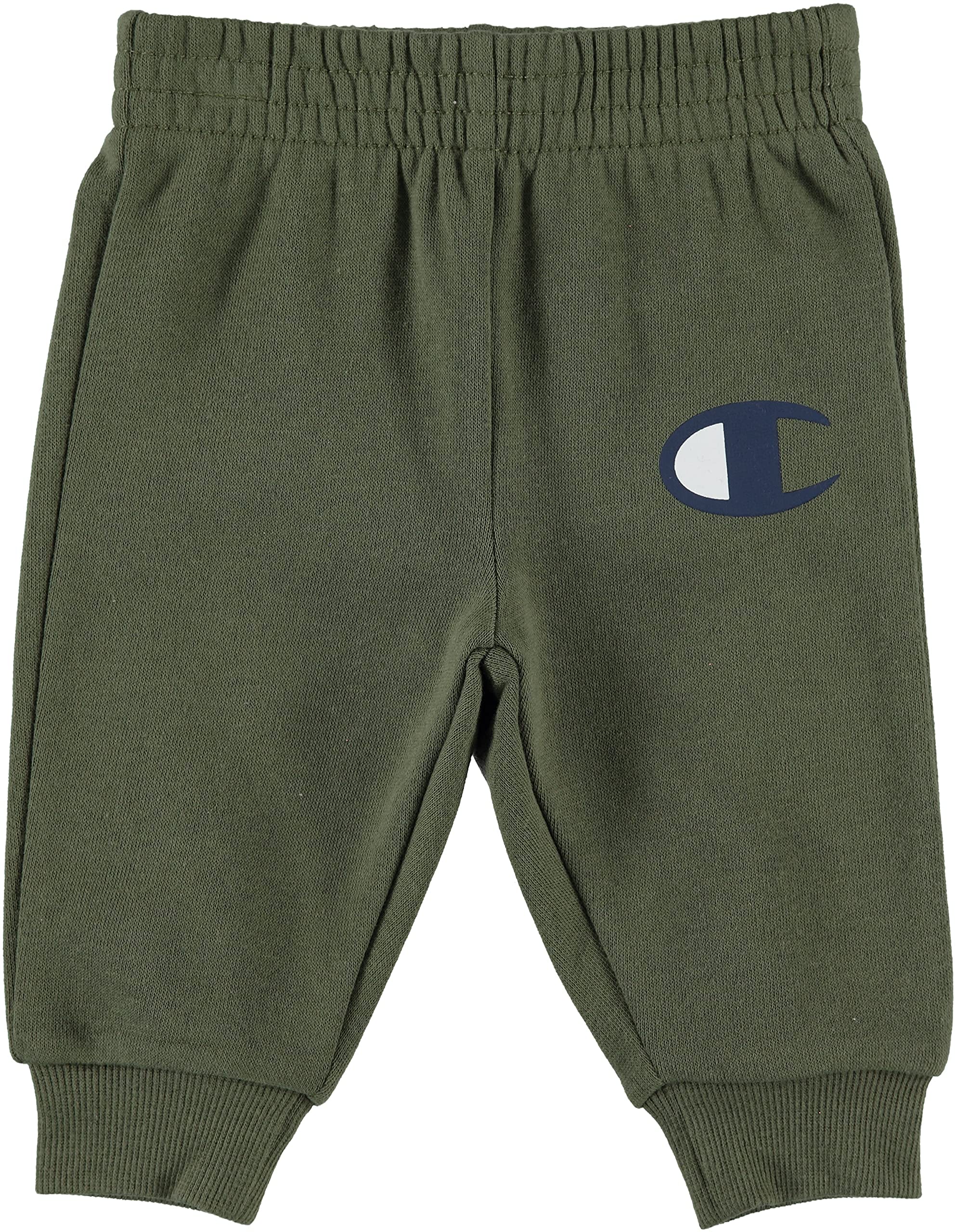 Champion Sets Baby Boy Newborn Two Tees and Fleece Pant 3 Piece Set Baby Clothes (Desert Camo SS/Natural SS/Cargo Olive Fleece, 0-3 Months, 3_months)