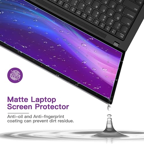 2 Pack 14 Inch Anti Blue Light Screen Protector for HP 14" Laptop/HP Pavilion 14/HP Chromebook 14/HP Stream 14/HP ProBook 14/Acer Chromebook 14/Acer Aspire 14/Acer Chromebook 314|514/Asus Chromebook C425/Asus VivoBook 14, Eye Protection Anti Glare Screen