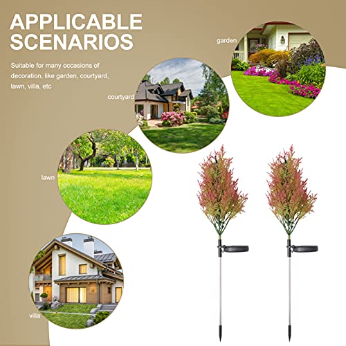 1pc Christmas Tree lamp Solar Ground Lights Solar Lights Solar Sidewalk Lights Solar Stake Light Lawn lamp Garden Stake Light Solar Pathway Lights Plastic Earth Tones Plate