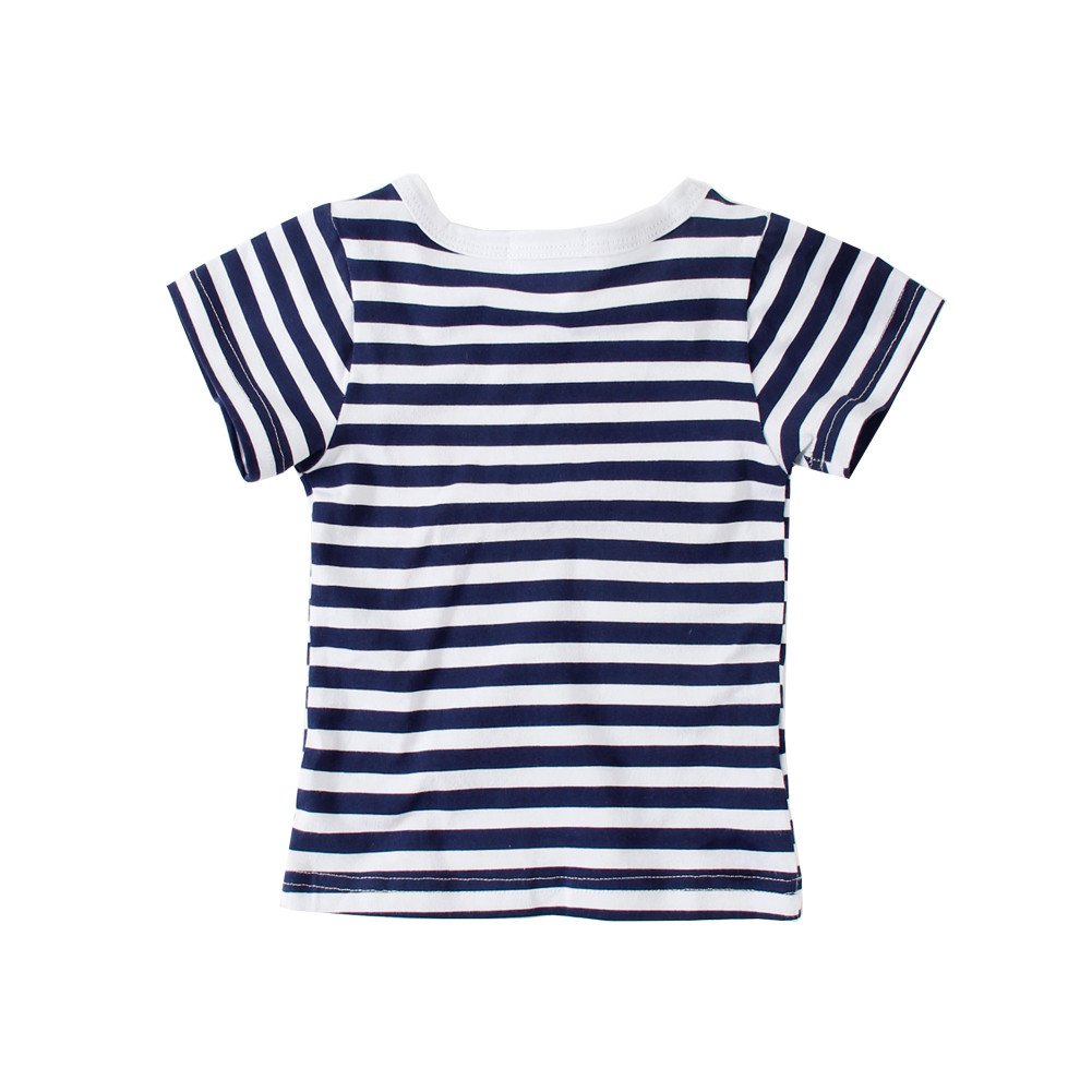 Mud Kingdom Cute Toddler Girl Outfits 4T Red Summer Stripe
