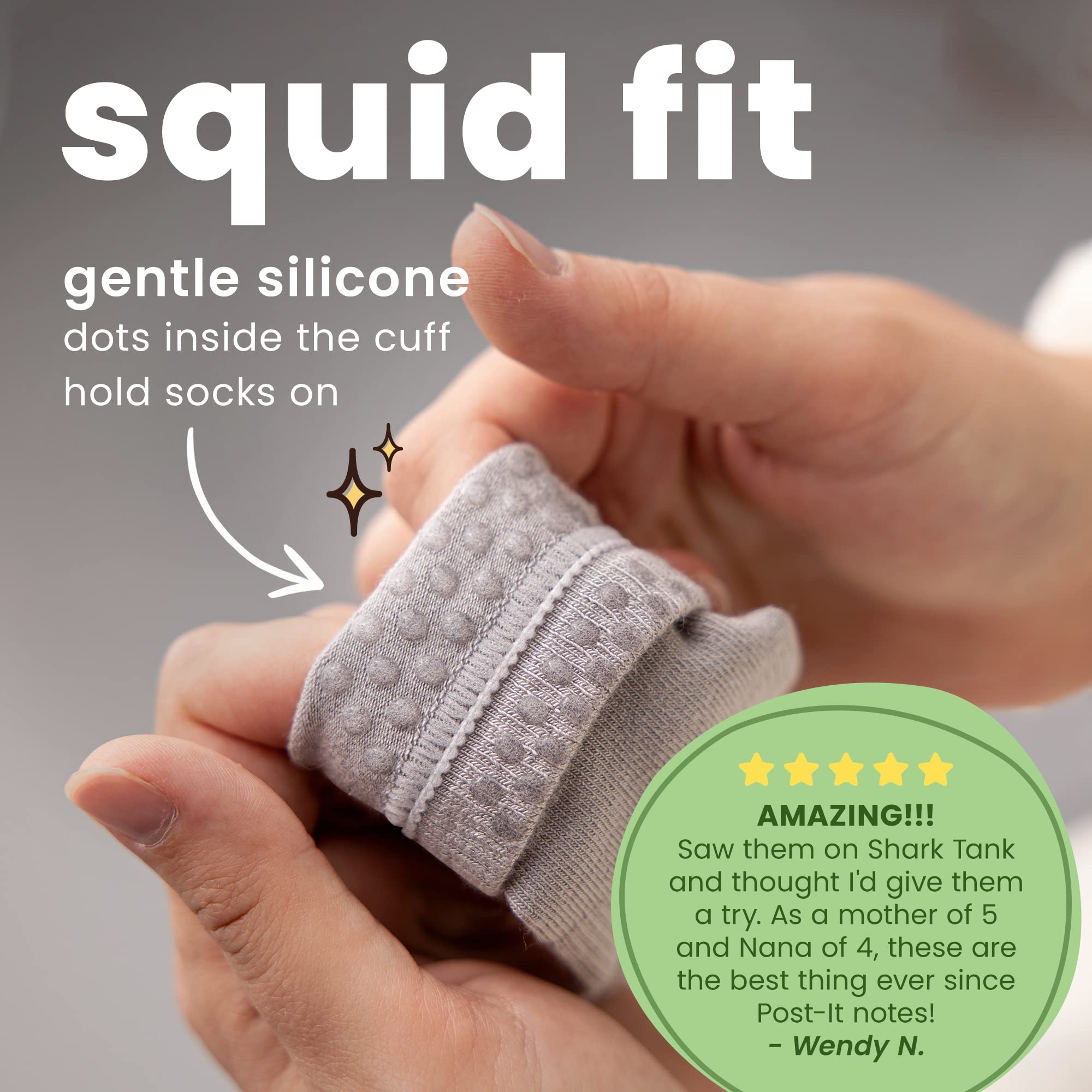 squid socks Viscose from Bamboo Socks | 0-6M, 6-12M, 12-24M, & 2T-3T | Socks that Stay On | As Seen on Shark Tank | Carey