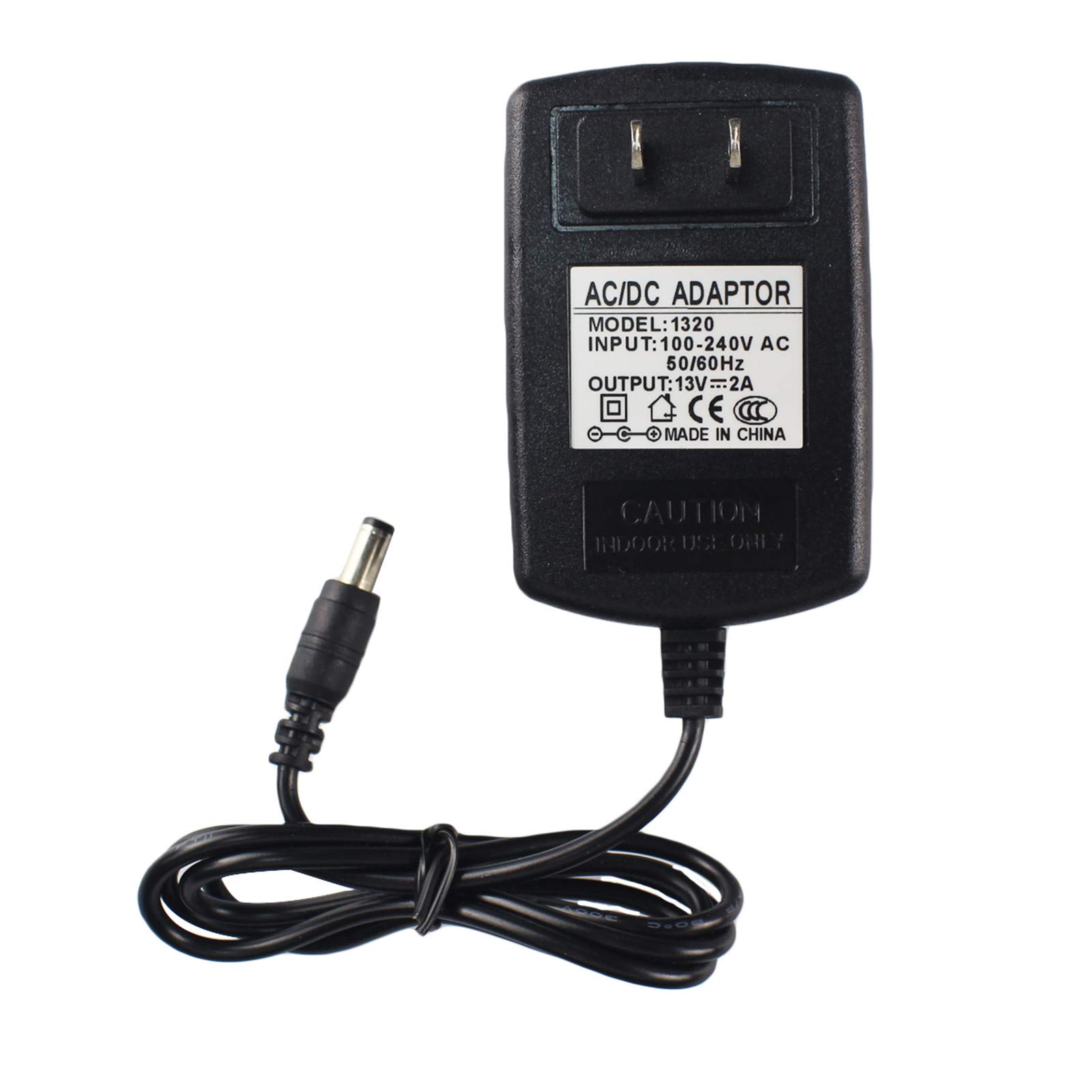 13V 2A Power Supply Cord for RCA RTS7010B 37" Bluetooth Home Theater SoundBar Speaker Adapter