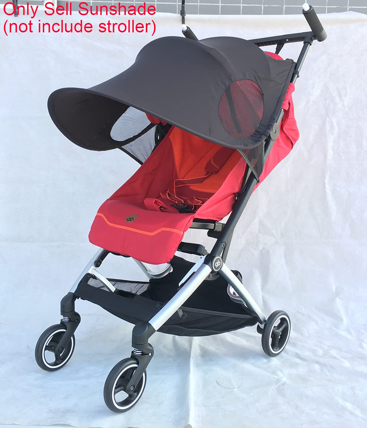50+UPF Sunshade Extension Compatible with GB Pockit+ All City,Sun Visor UV Protect for Baby Stroller,Baby Stroller Summer Accessories, SUN002
