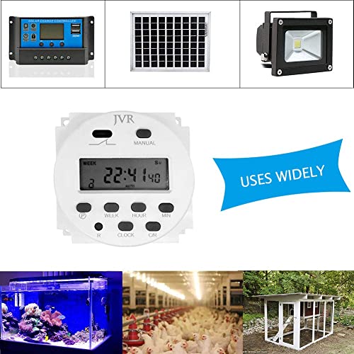 12V Timer Switch - Programmable, DC/AC/Solar Battery Powered | 12 Volt Timer Relay