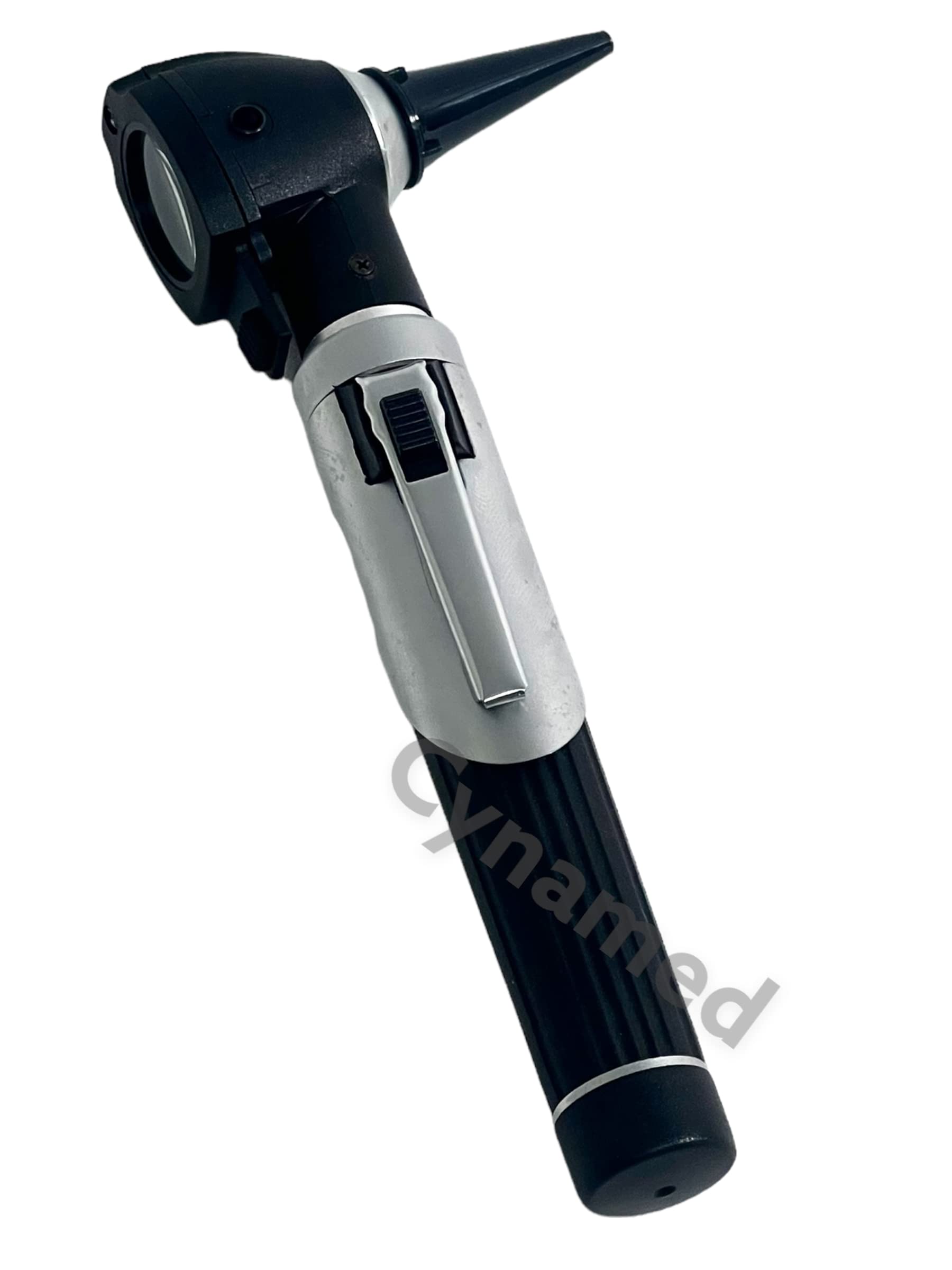 Cynamed Mini Otoscope Set-Pocket Size, Fiber Optic Otoscope Diagnostic Ear Care Tool-Pocket Otoscope (Black)