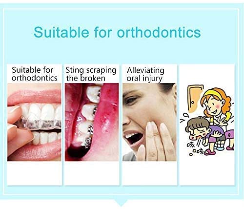 RZJZGZ Dental Oral Care Orthodontics Wax with Fruit Smell for Brace Wearers Flavored Gum Protection (3Pack)