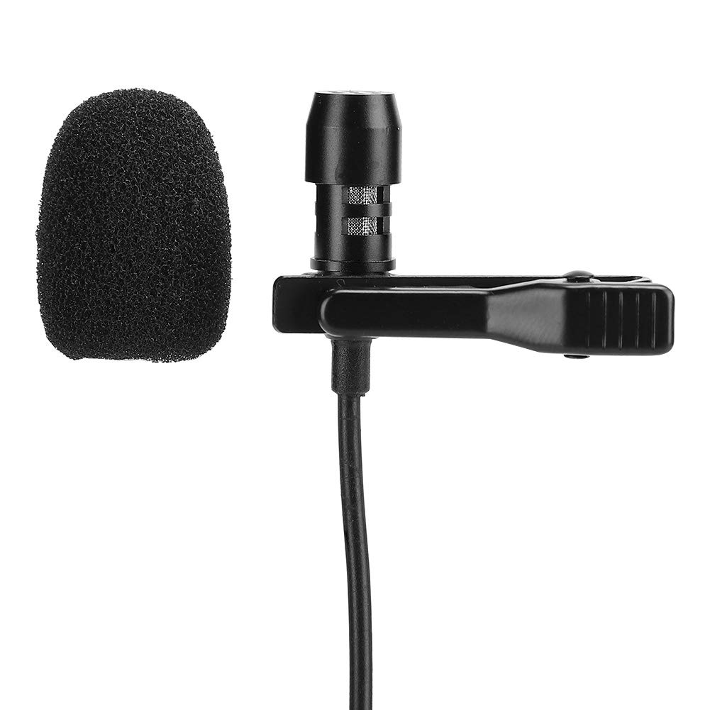 143 Tie-Clip Pocket Microphones, Mobile Hands Clip-on Mic, Mini Recording Lapel Microphone with 3.5mm Plug, Karaoke Mobile Phone Microphone,for Gatherings, Meeting,