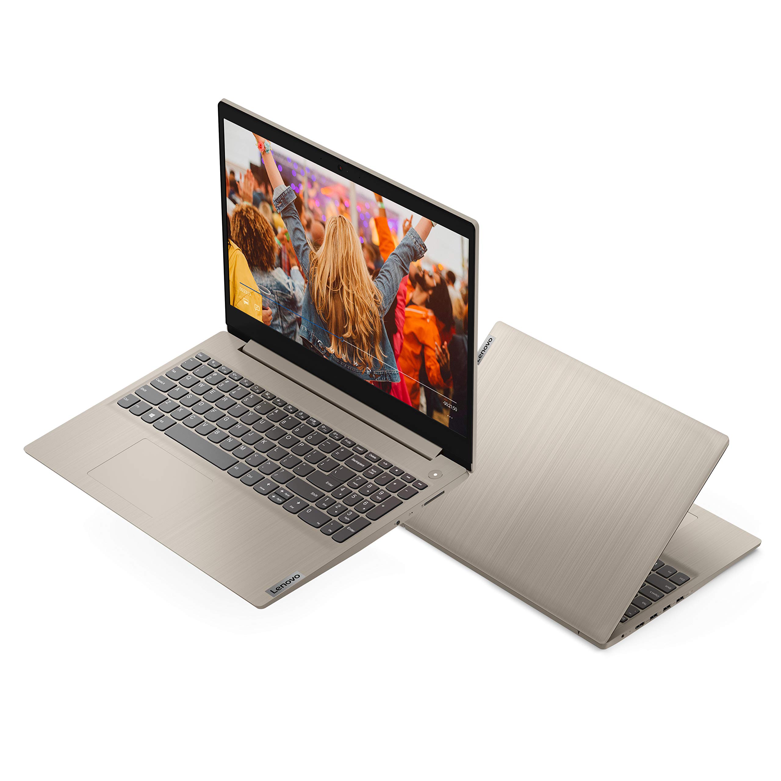 2021 Lenovo IdeaPad 3 15.6" HD Laptop Intel Dual-Core i3-1005G1 32GB RAM DDR4 512GB M.2 SSD Intel UHD Graphics HDMI Card Reader Bluetooth Webcam Almond Windows 10 w/ RE USB 3.0 Flash Drive