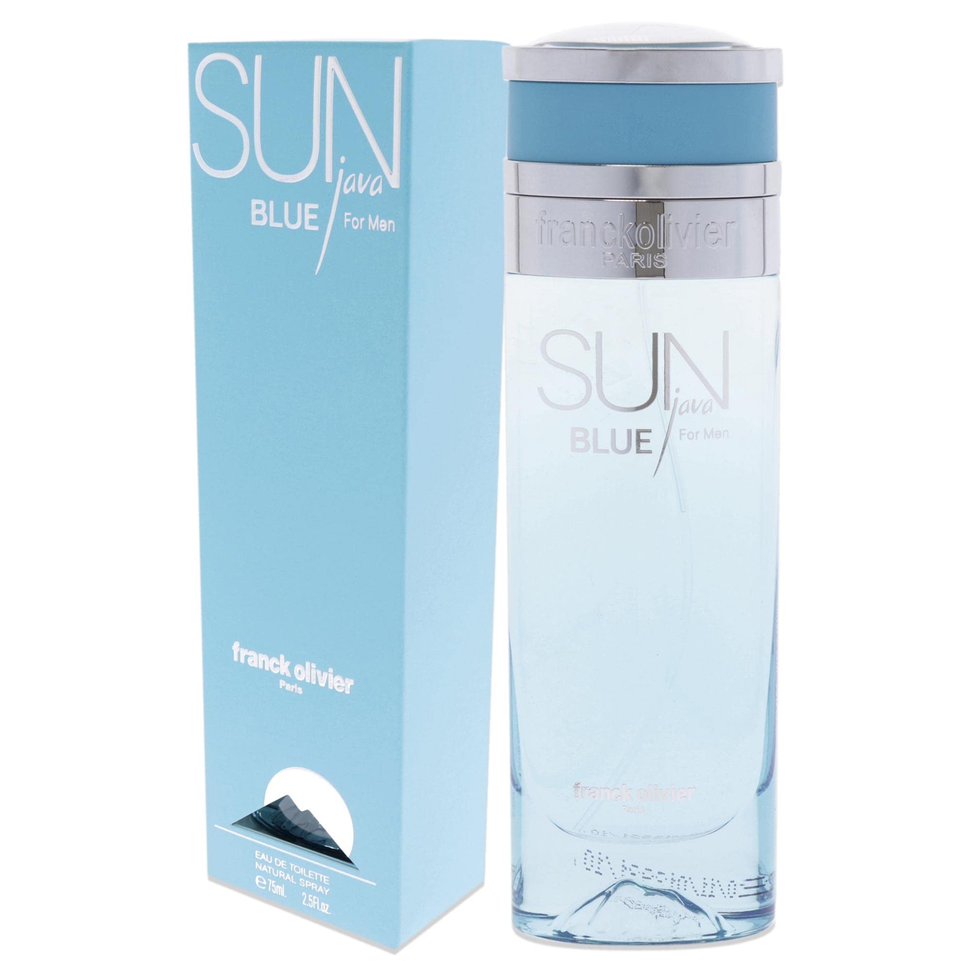 Franck Olivier Sun Java Blue Men EDT Spray 2.5 oz