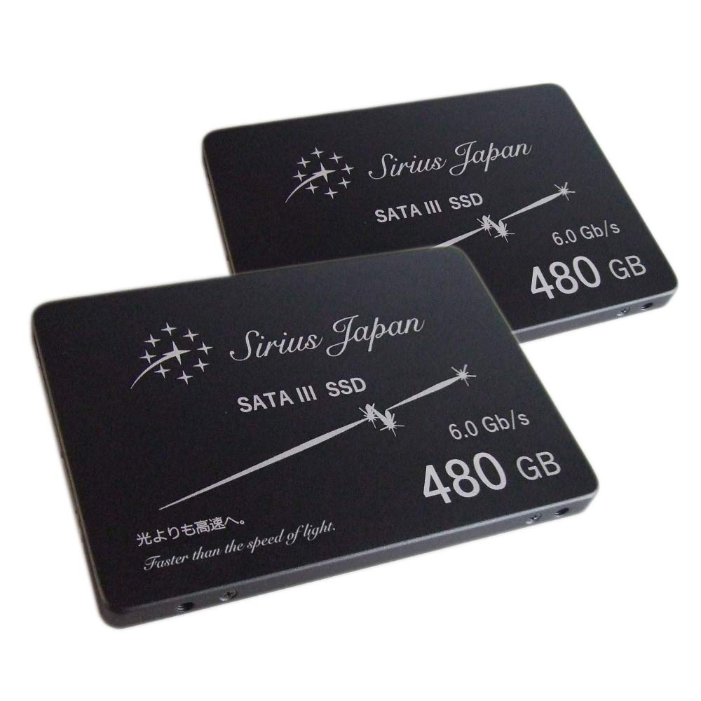 Sirius DSD3-480G2 SSD 480GB [Set of 2] 2.5 Inch SATA 3 6.0Gb/s
