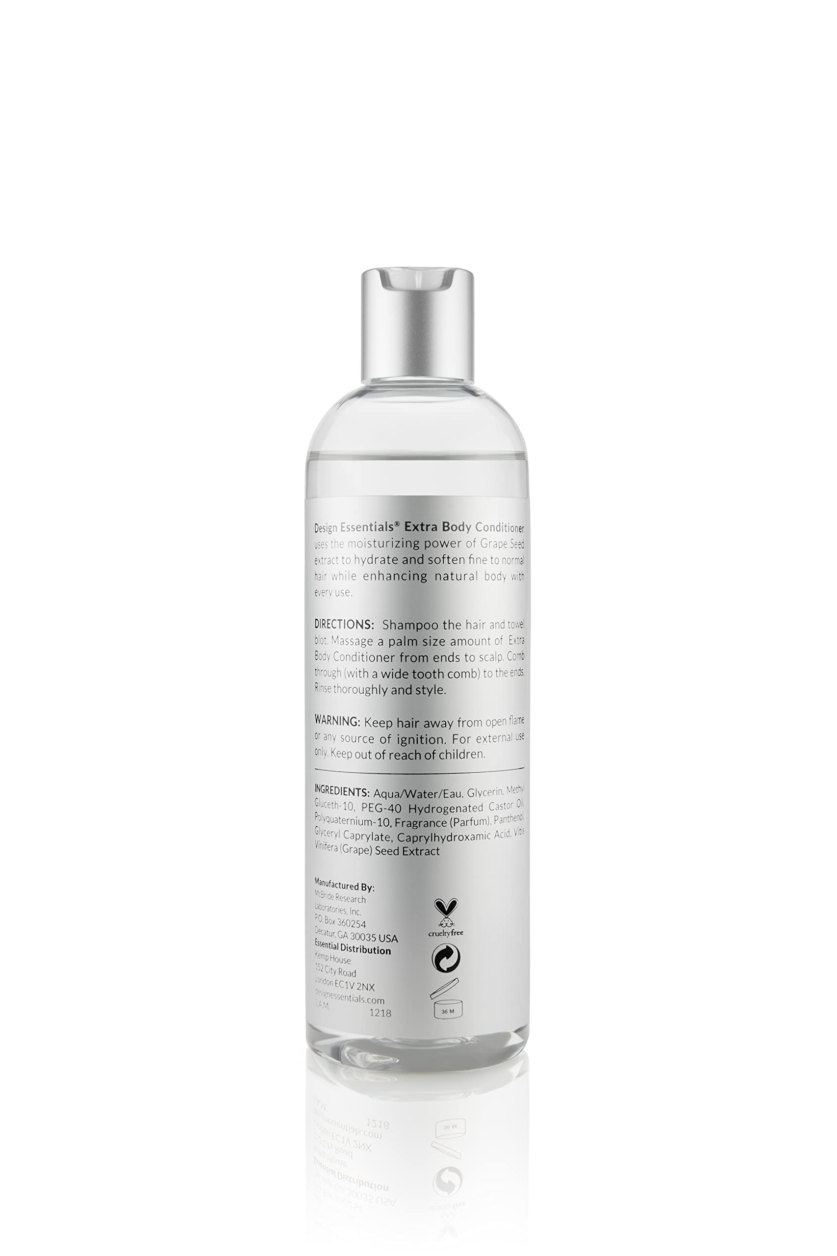 Design Essentials Platinum Volumizing Extra Body Conditioner, Step 2, 12 Ounces