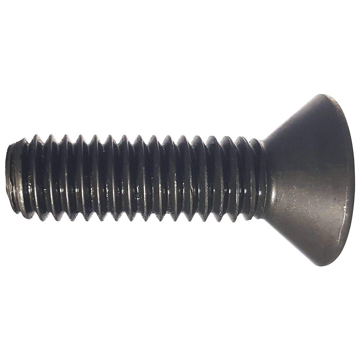 6-32 x 7/16 Flat Head Socket Cap Screws Grade 8 Steel Black Oxide Qty 50