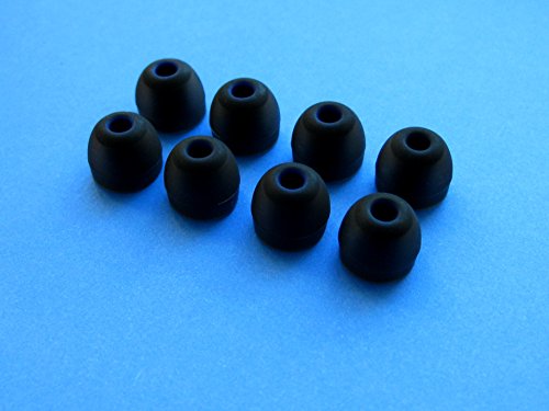 8pcs Medium (M) Comfort Stay (B) Replacement Set Earbuds Eartips Compatible with Jaybird X4, X3, Freedom F5 and Jaybird Run Wireless in Ear Earphones Headphones
