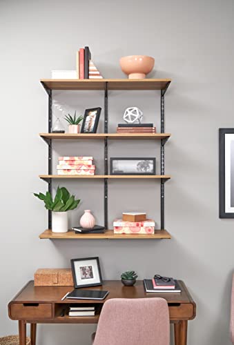 Rubbermaid 12"x24" Decorative Board, Golden Oak, Adjustable Shelf, Wood for Home/Garage Storage/Shelving