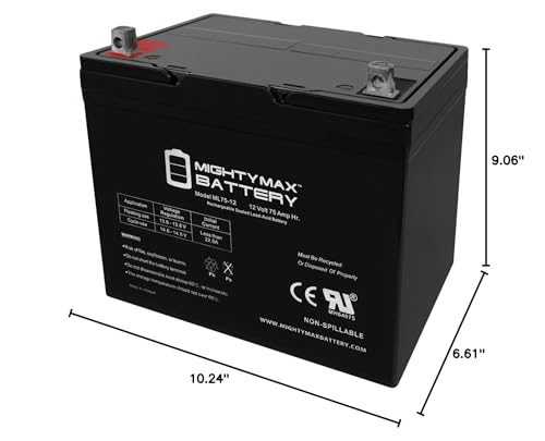 12V 75Ah SLA Battery Replacement for Enersys NP75-12B
