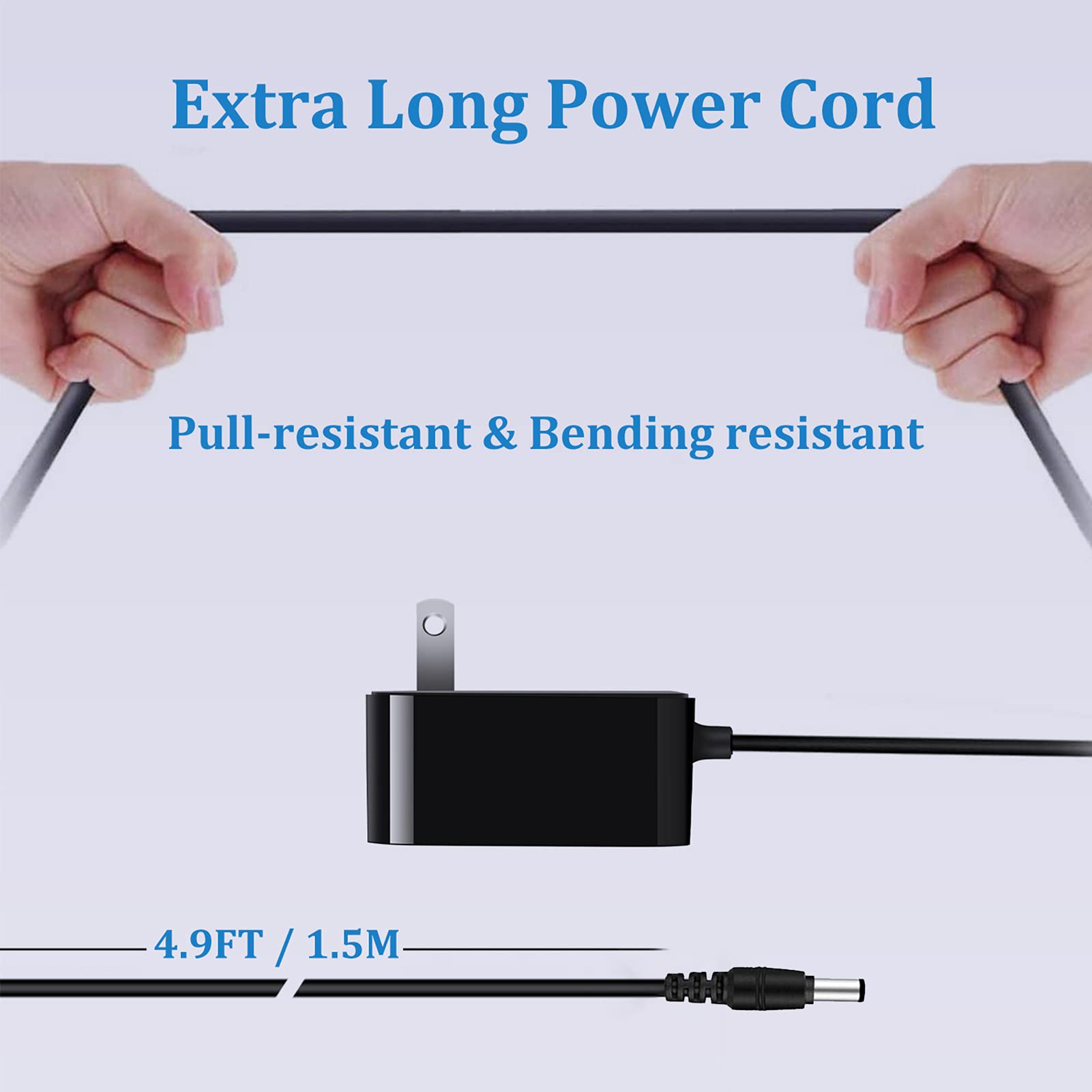 5V AC Power Adapter for Tascam PS-P520E DR-40 DR-05 DR-22WL DP-008EX DP-006 DP-004 DR-07 DR-100; Zoom Q3, Q3HD, R16, R24, H4n, H4n PRO Handy Recorder AD-14A/D Charger Power Adapter