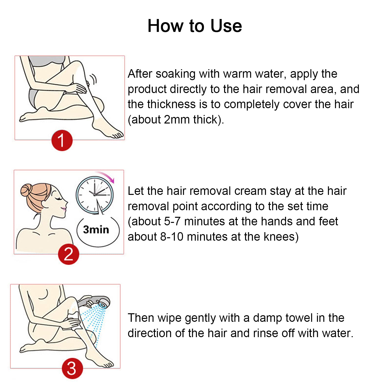 Honey Milk Mild Hair Removal Cream, Mild Depilatory Cream for Underarm/Thigh/Arm/Leg Hair Removal (100ml)