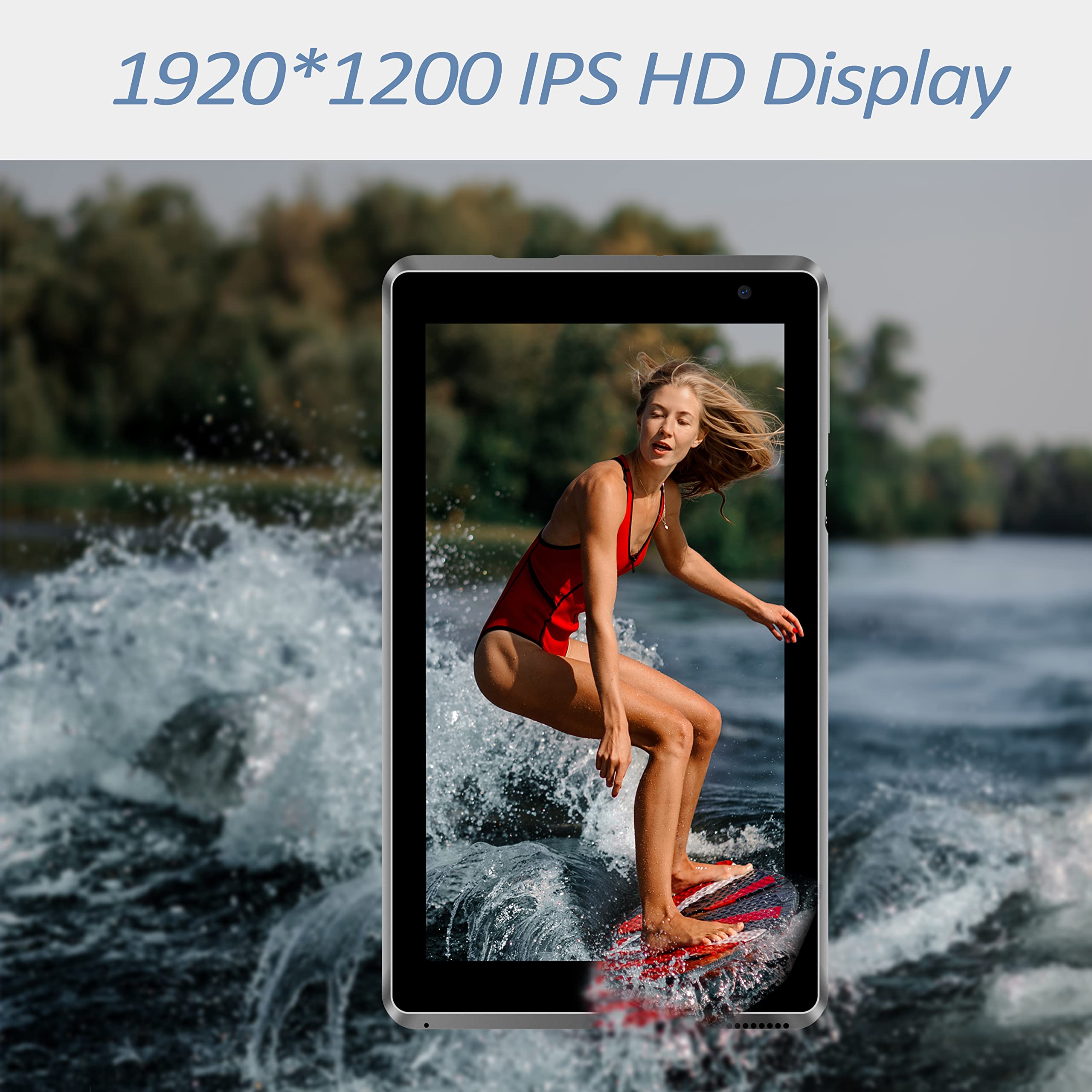 7" Android Tablet, Android 11.0 Tablet, 2GB RAM 32GB ROM, Quad Core Processor, IPS HD Display, 2MP Front 5MP Rear Camera,Tablet with Wi-Fi, Bluetooth Ideal Gifts for Halloween,Christmas and New Year
