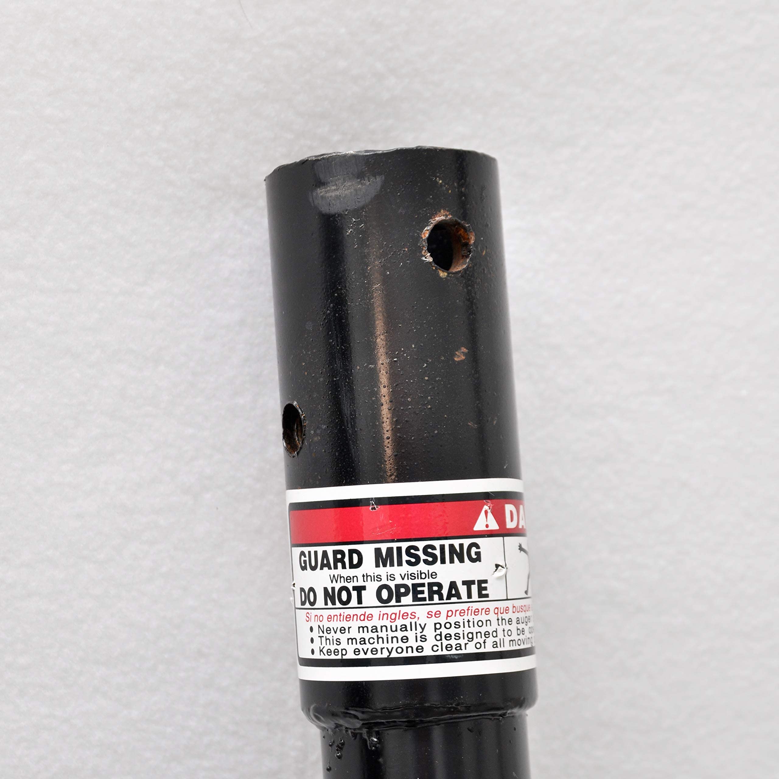 6" Diameter Reinforced 3-Point Auger Bit for 2" Round Drive Post Hole Diggers