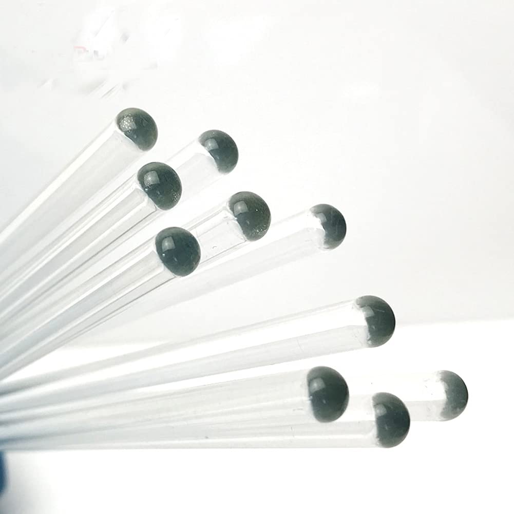 6pcs 20cm/7.9inch Glass Stirring Rod Stir Stick Heat Resistant Stirring Tool for Laboratory or Home Use