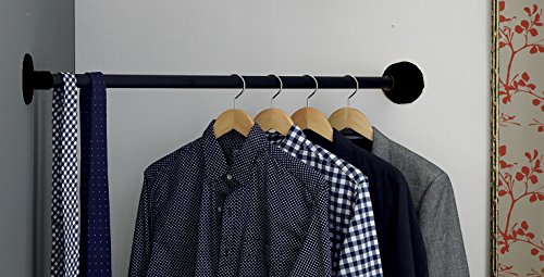 43" Iron Wardrobe Assistant Corner Hanging Bar
