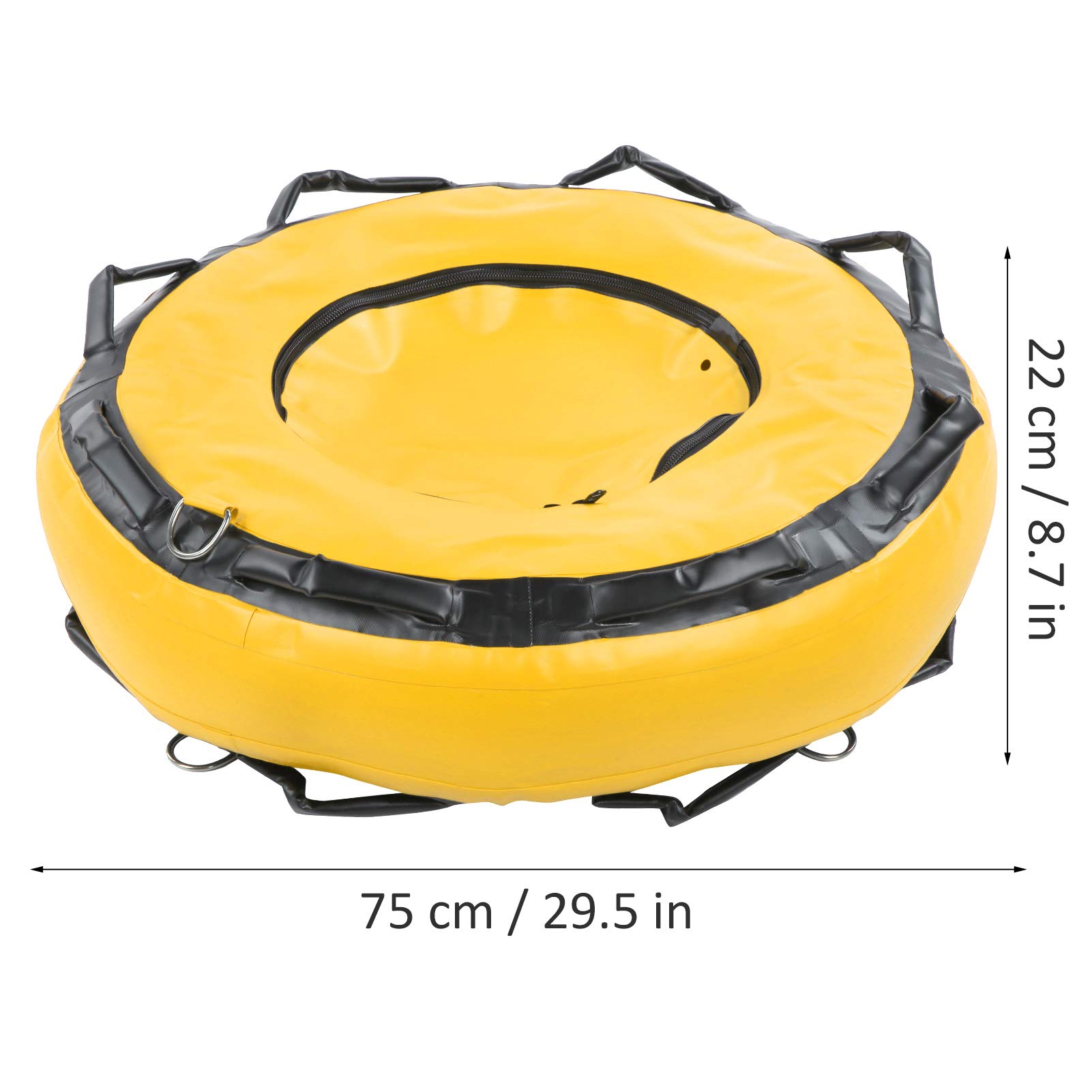 1000D Buoyancy, Marker Float Signal Accessory Freediving, Heavy Duty for Diving Signalling Water Sports(Yellow)