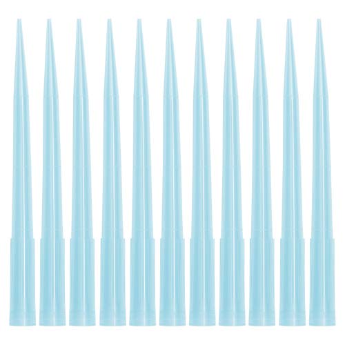 1mL Pipette Tips, Universal Blue 1000ul Pipette Tips, Polypropylene (PP), 500pcs/bag, Non-pyrogenic, DNAse/RNAse Free, Autoclavable, Widely Compatible