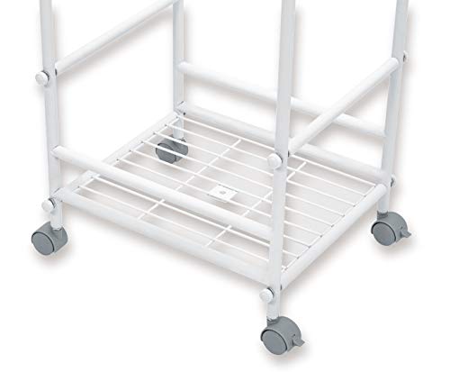 Azwil DBS01 Cardboard Stocker, White, Casters