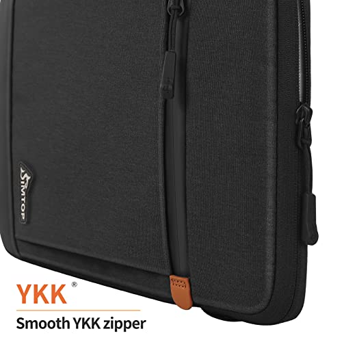 12.9 Inch Tablet Sleeve Compatible with iPad Pro 12.9-inch (3rd/4th/5th/6th Generation), Samsung Galaxy Tab (S9 FE/S9+), SurfacePro 8/9, YKK Zipper, Detachable Shoulder Strap, Hidden Handle.