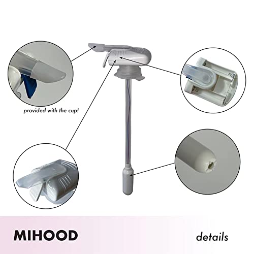 2 Pack Automatic Milk Drink Dispenser with Lid by MIHOOD - Hands-Free Electric Tap for Fridge Gallon Beverage Kids Home Kitchen Wedding Party Outdoor and 1 Multi Purpose Can Bottle Opener (MHBD00001)