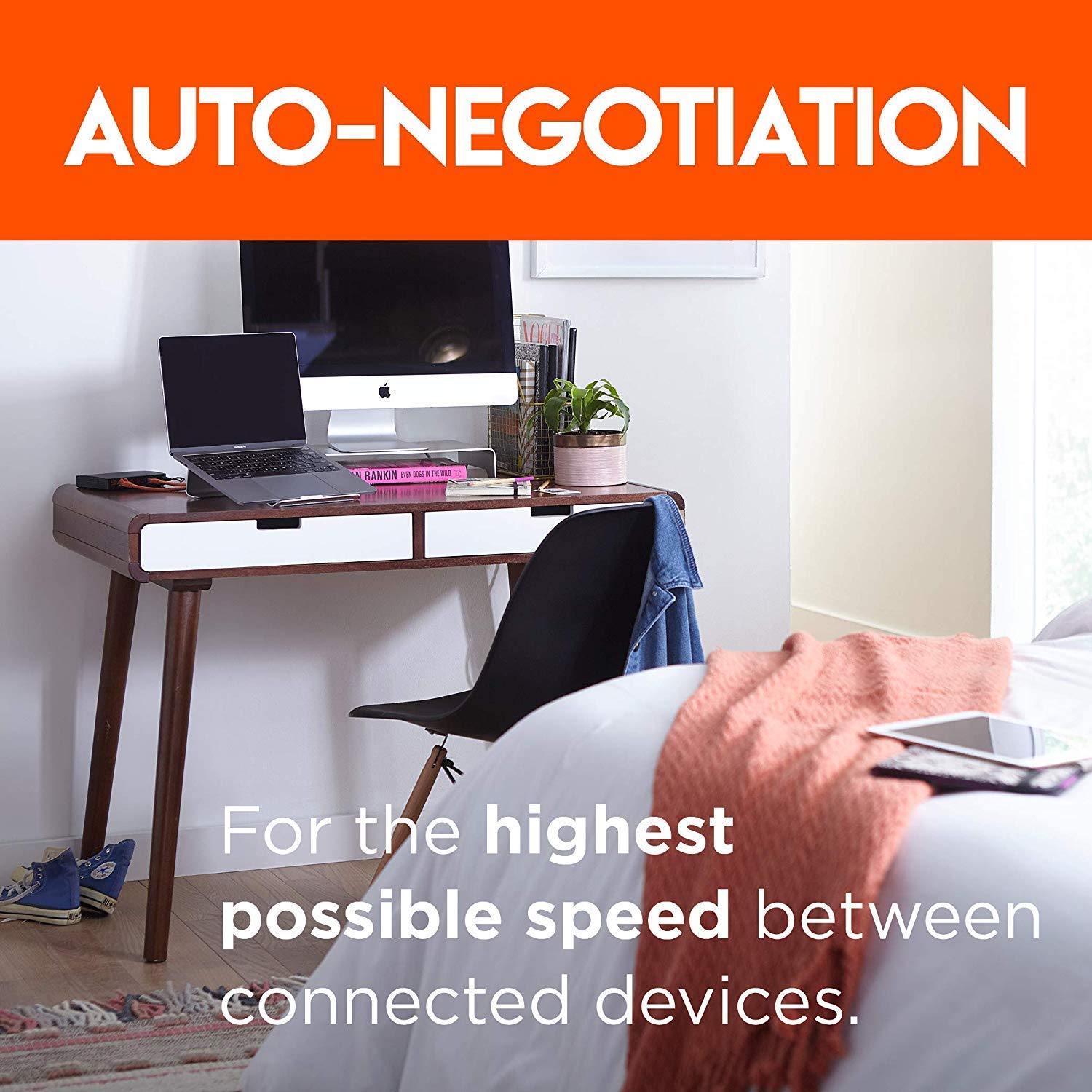 Echogear 5 Port Gigabit Ethernet Switch - Plug & Play Unmanaged Switch with Auto-Negotiation, Full Duplex Control, & Auto MDI/MDI-X - Expand Your Network with 5 10/100/1000 Ethernet Ports