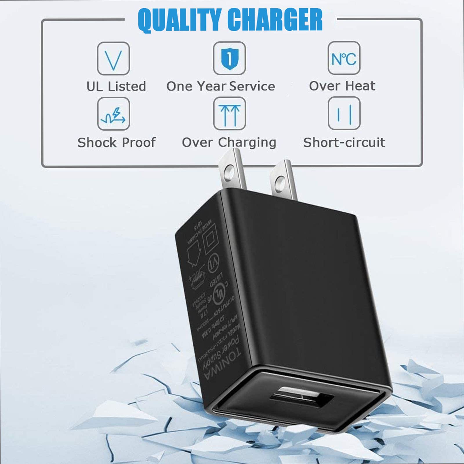5V2A Charger USB Type C Cable Compatible with Samsung Galaxy Tab A 8.0"(2017),10.1"(2019), 8.4"(2020), Tab S3 9.7" (2017) S4 10.5"(2018) S5e S6 S7, Tab Pro 12.2 SM-T307/510/380 Tablet Charging Cord