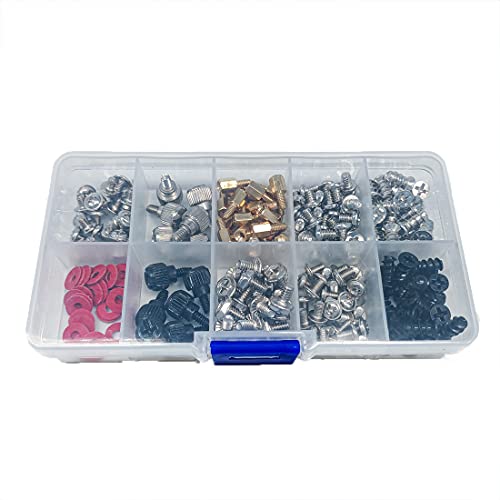 228PCS Personal Computer Screw,Pc Case Screws,Motherboard Standoffs for Hard Drive Pc Case Motherboard Fan Power Graphics