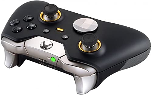 2PCS Thumbstick Accent Rings for Xbox One Elite Controller Replacement (Gold)